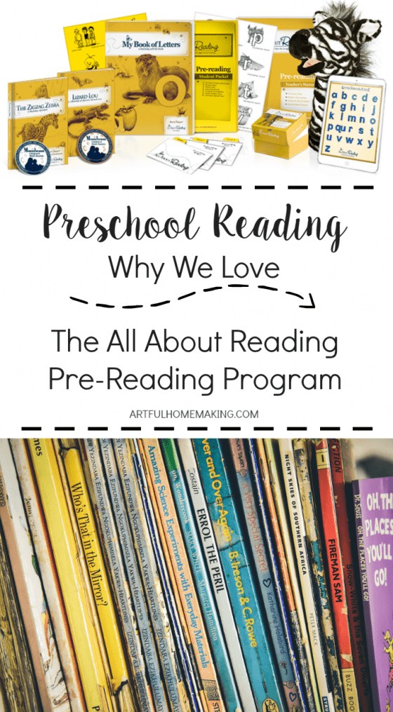 Why We Love the All About Reading Pre-Reading Program - Artful Homemaking
