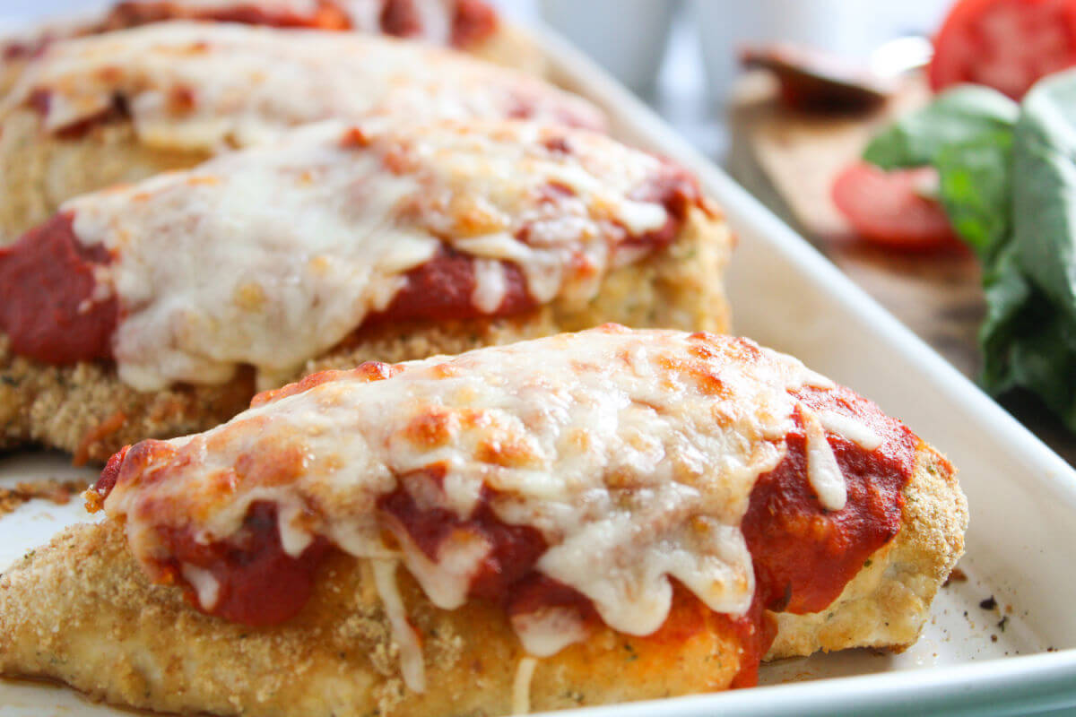 Easy Baked Chicken Parmesan Recipe - Artful Homemaking