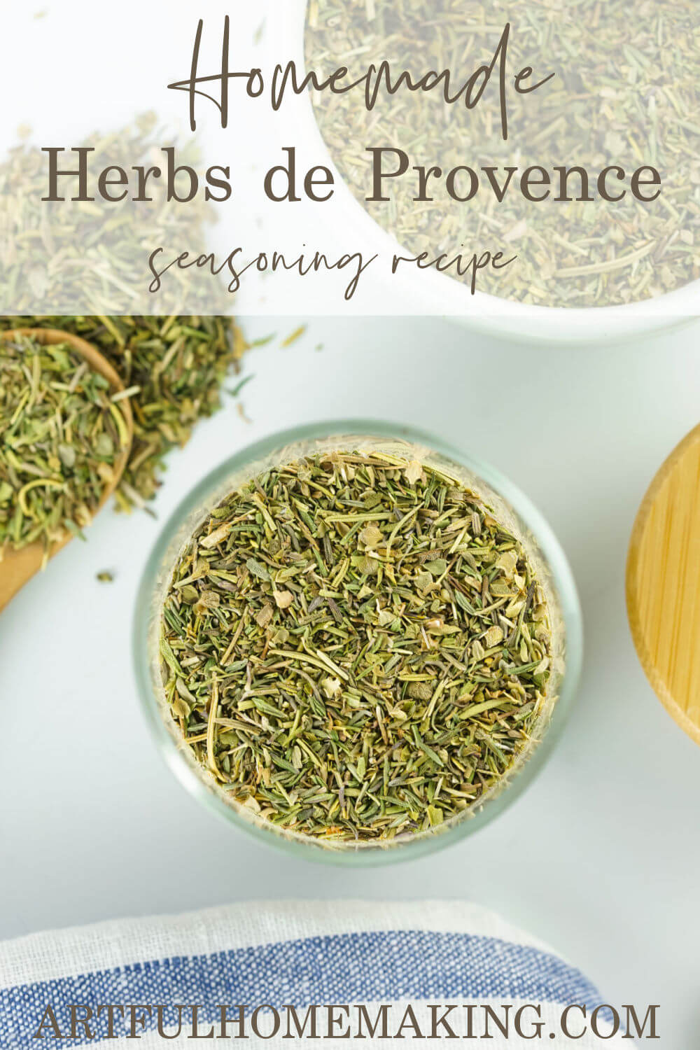 Homemade Herbs de Provence - Artful Homemaking