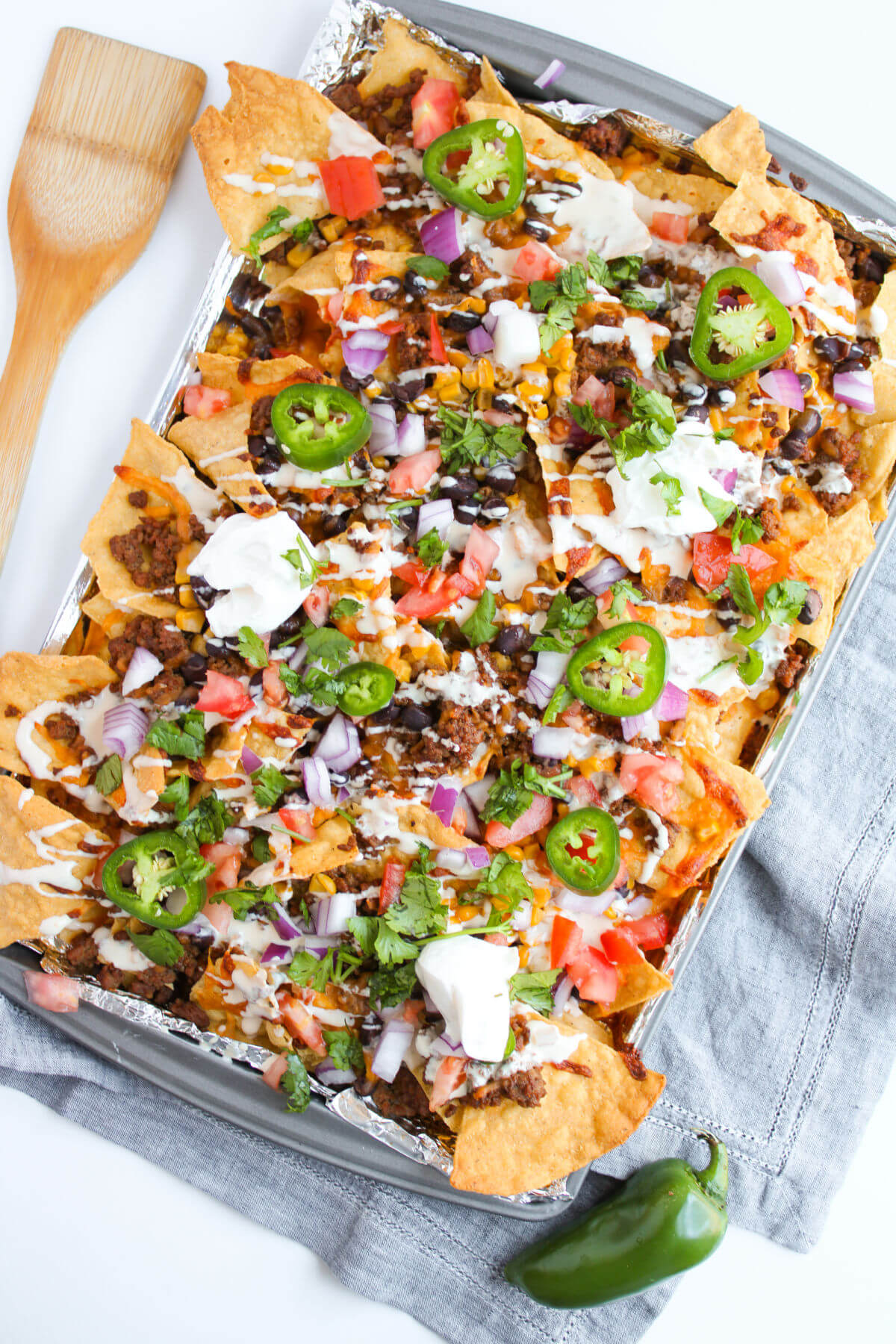 Sheet Pan Beef Nachos - Artful Homemaking