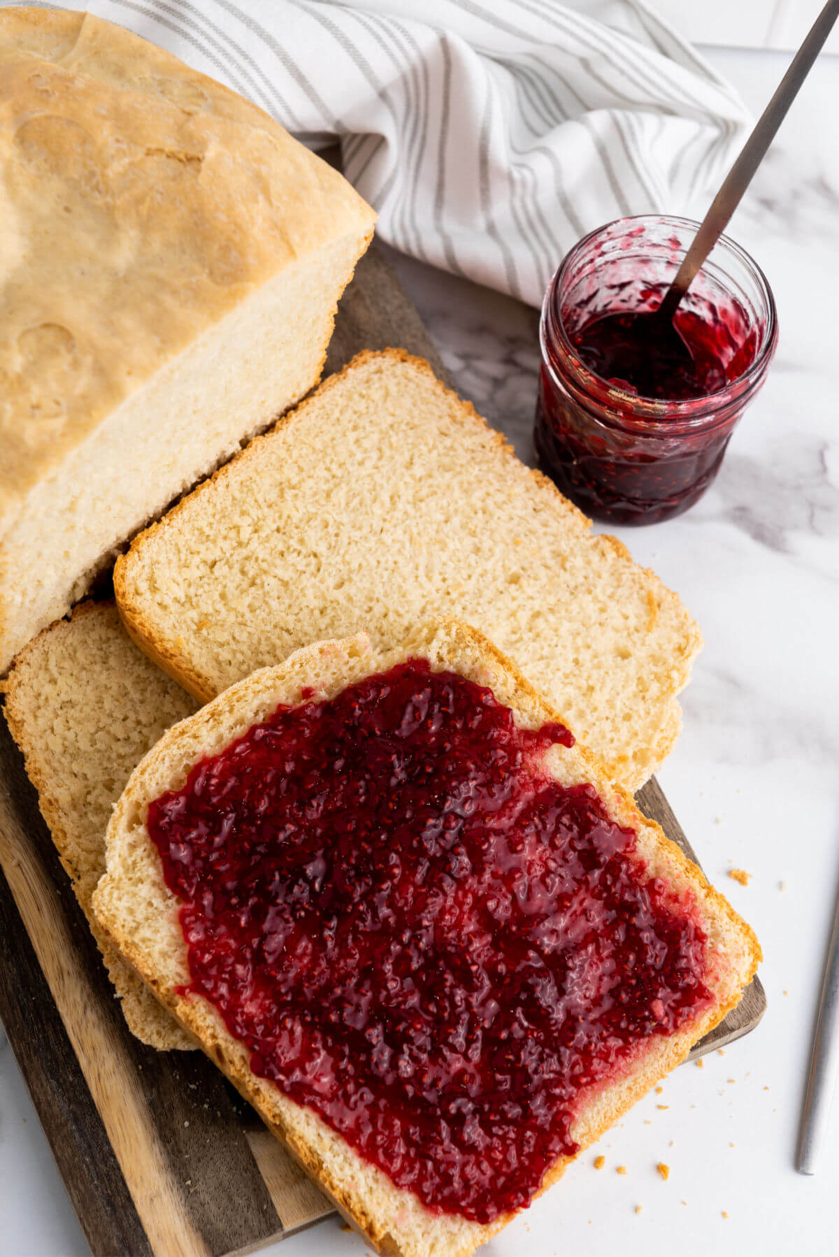 Simple Bread Machine White Bread - Artful Homemaking