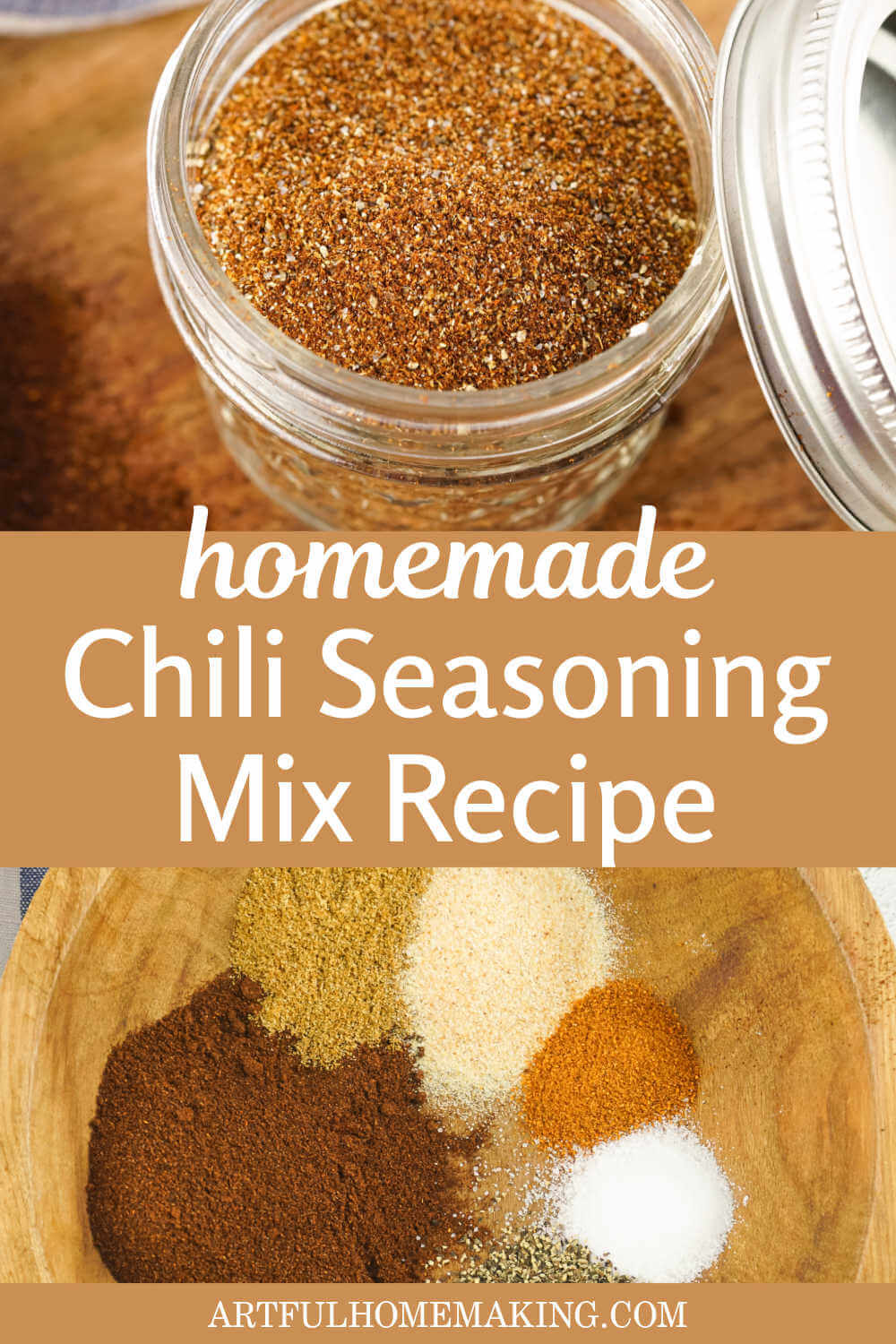 Homemade Chili Seasoning Mix - Artful Homemaking