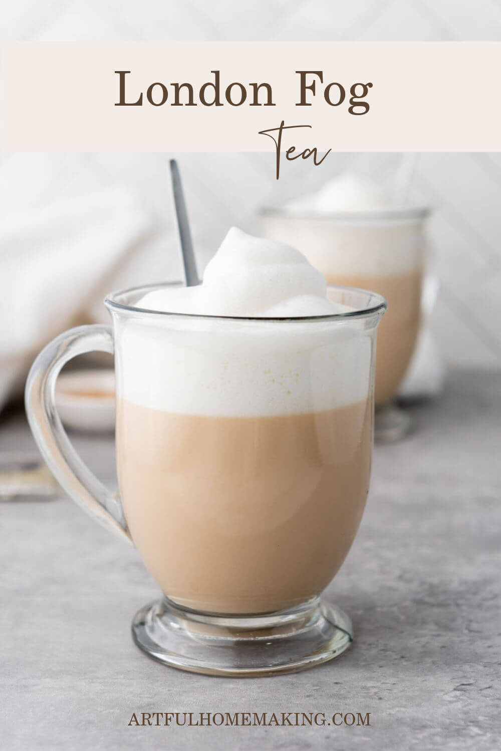 London Fog Tea Latte - Artful Homemaking