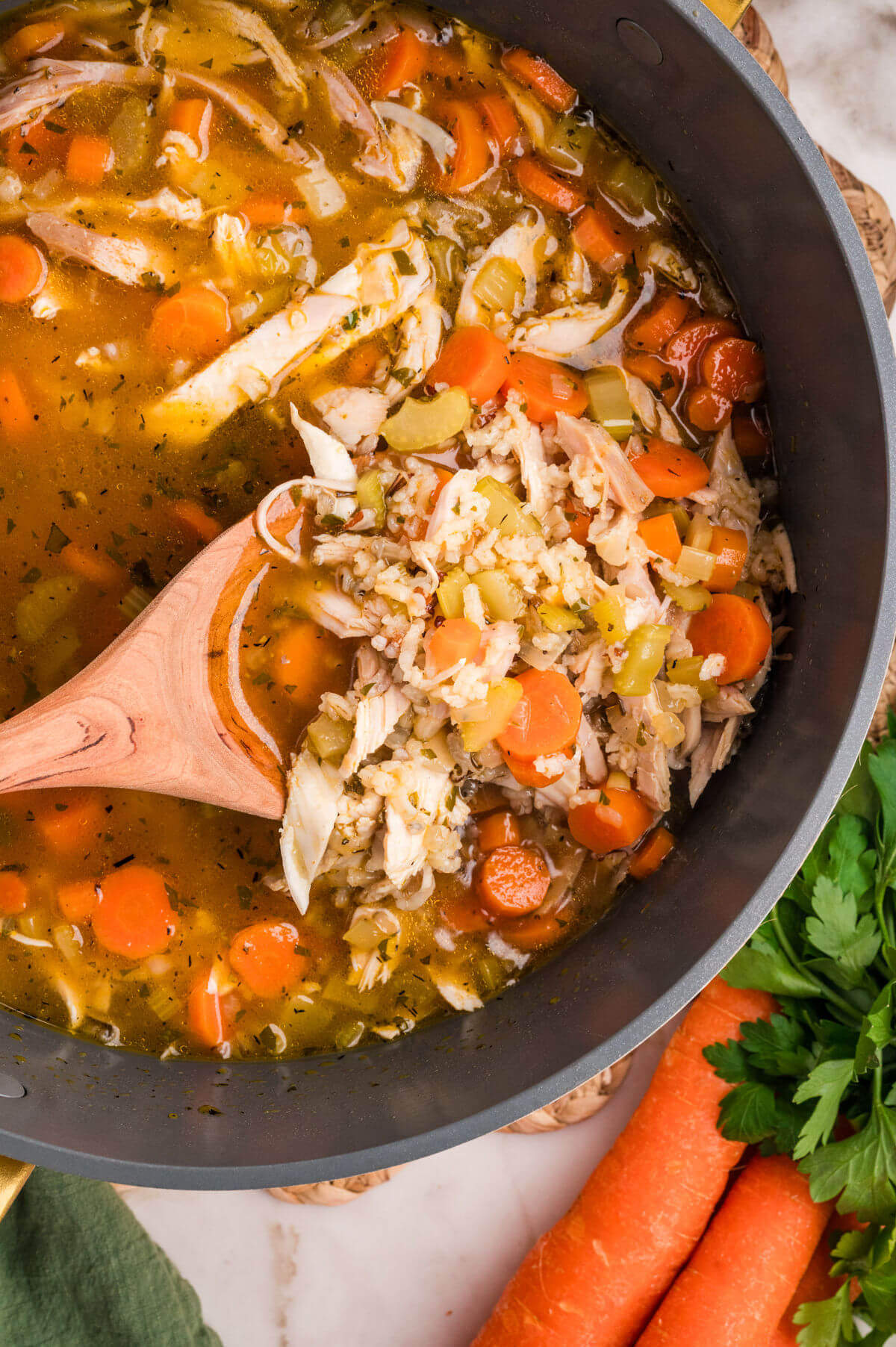 Turkey Wild Rice Soup - Artful Homemaking