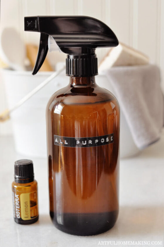 Homemade Natural All Purpose Cleaner DIY Recipe - Artful Homemaking