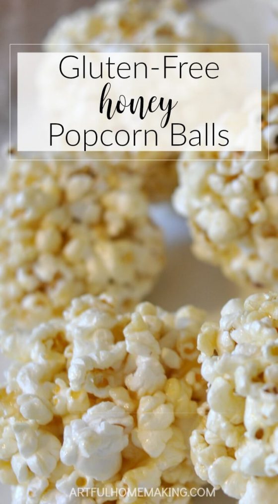 Easy 3 Ingredient Homemade Popcorn Balls - Artful Homemaking