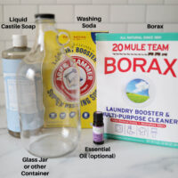 Homemade Liquid Laundry Detergent Recipe - Artful Homemaking