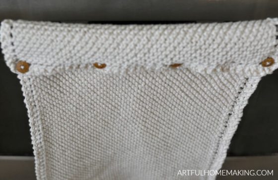 Grandmother's Favorite Kitchen Towel Knitting Pattern - Artful Homemaking