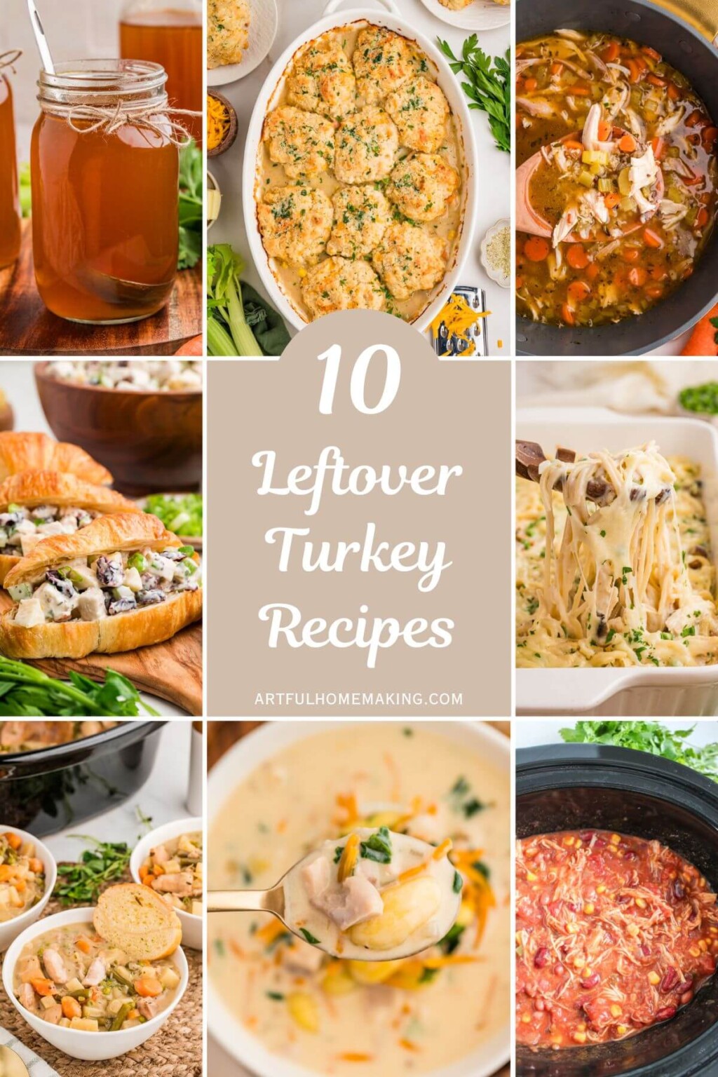 Easy Leftover Turkey Recipes - Artful Homemaking