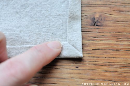 How to Sew Cloth Napkins Easy Tutorial - Artful Homemaking