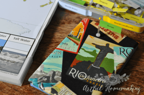Hands-On Geography With Pin It! Maps - Artful Homemaking