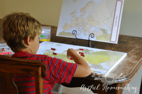 Hands-On Geography With Pin It! Maps - Artful Homemaking