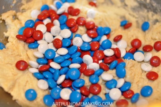Red, White and Blue Patriotic Cookies - Artful Homemaking