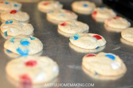 Red, White and Blue Patriotic Cookies - Artful Homemaking