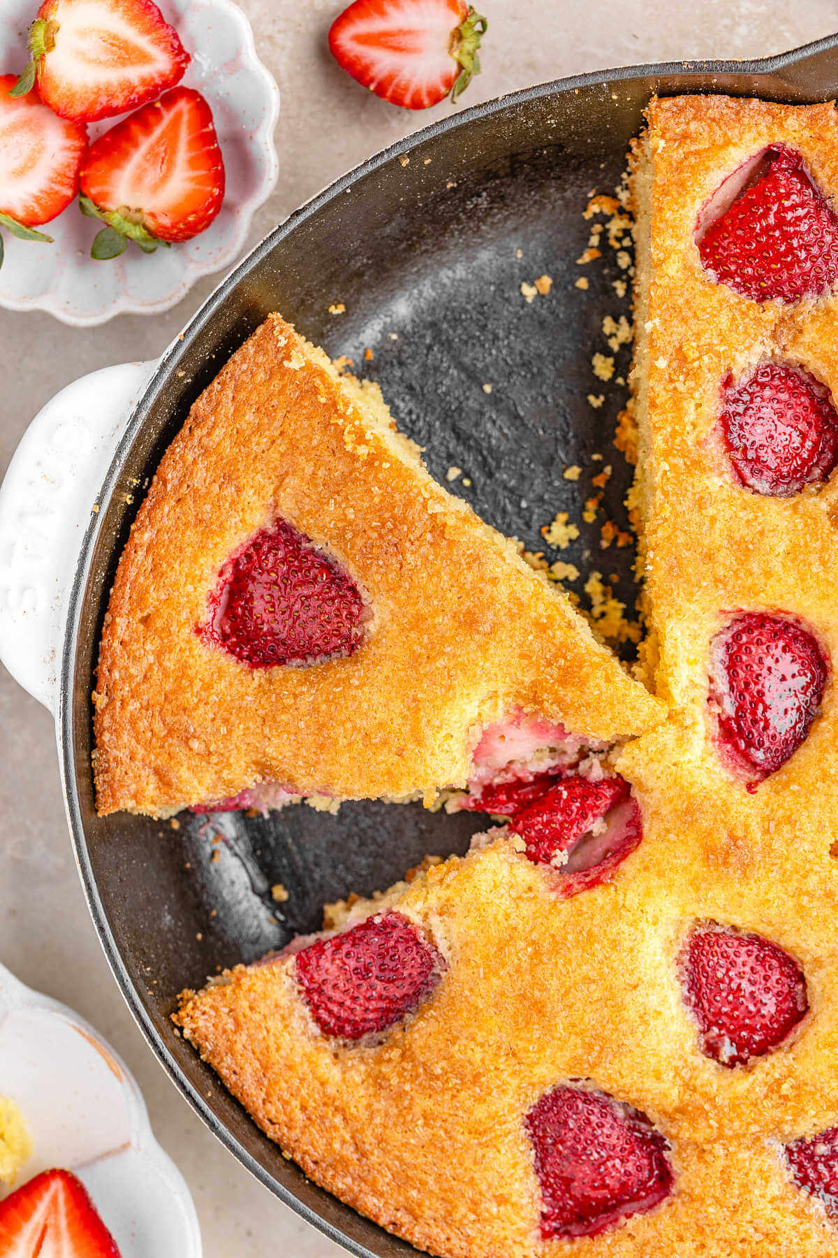 Sourdough Strawberry Cake - Artful Homemaking