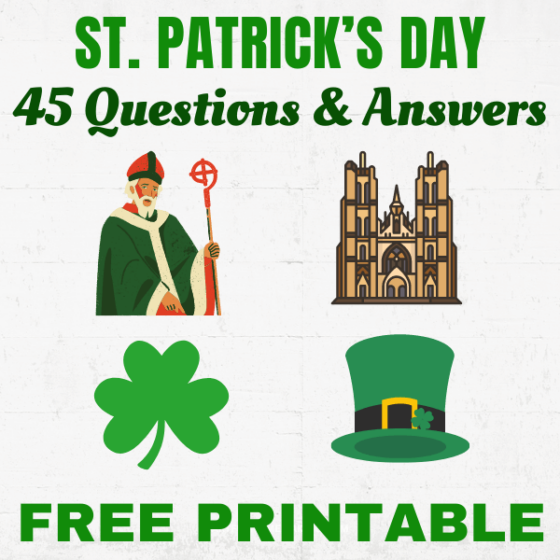 45 St. Patrick's Day Trivia Printable Questions and Answers - Artful ...
