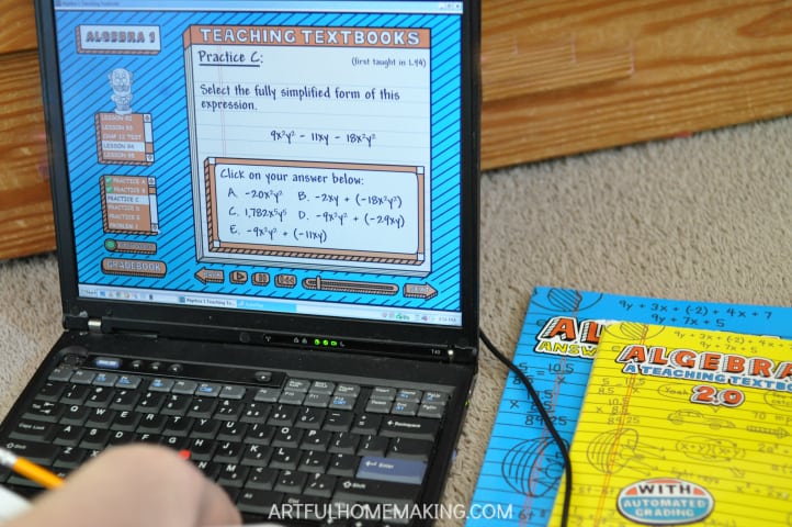 Teaching Textbooks Review: Why We Love This Math Curriculum - Artful ... Teaching Textbooks Review: Why We Love This Math Curriculum - Artful ...
