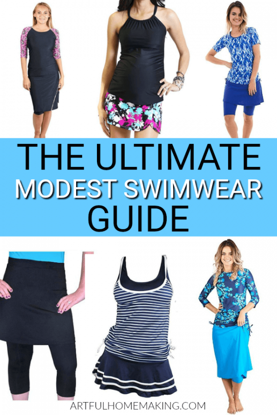 The Ultimate Modest Swimwear Guide - Artful Homemaking